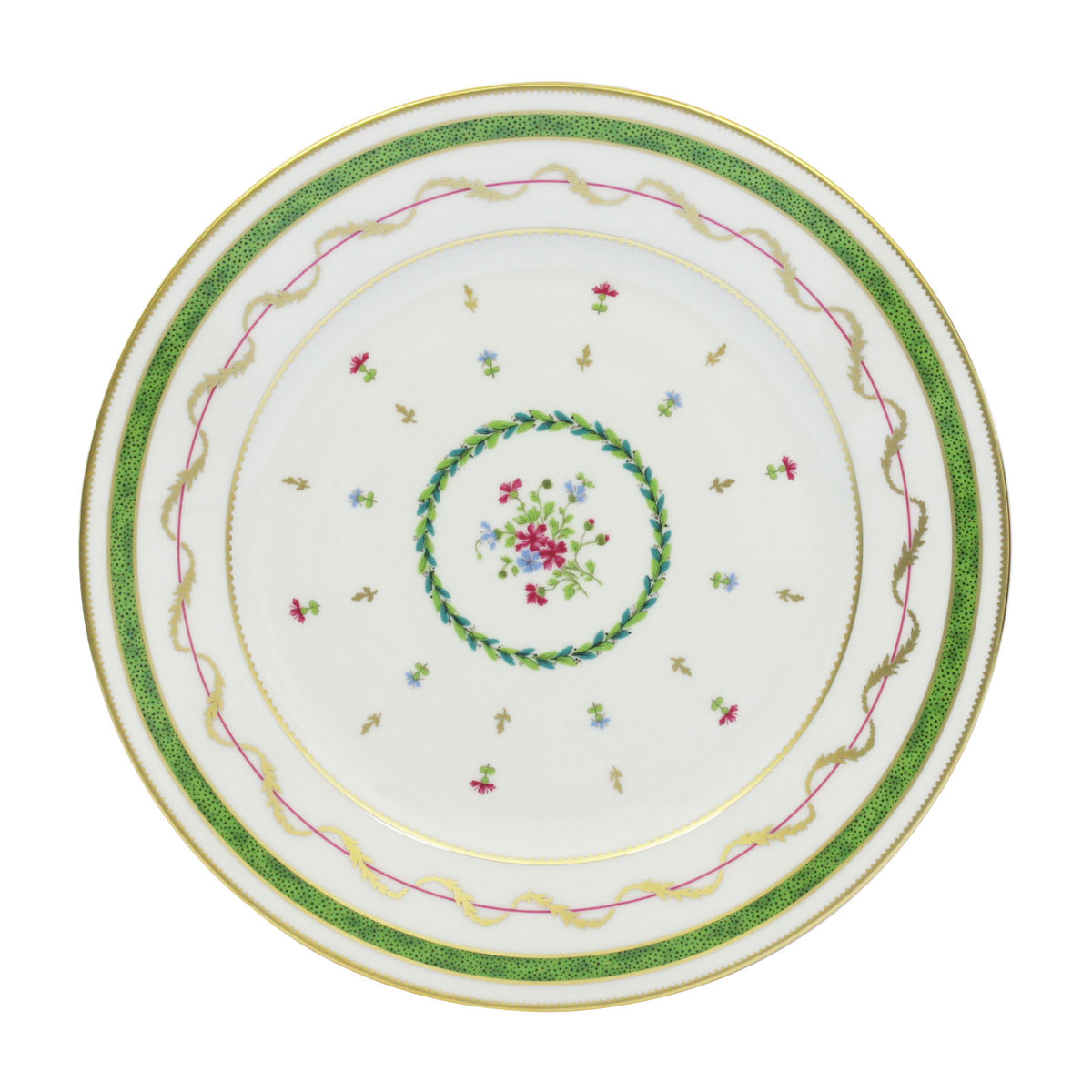 Vieux Paris vert dinner plate – Haviland USA